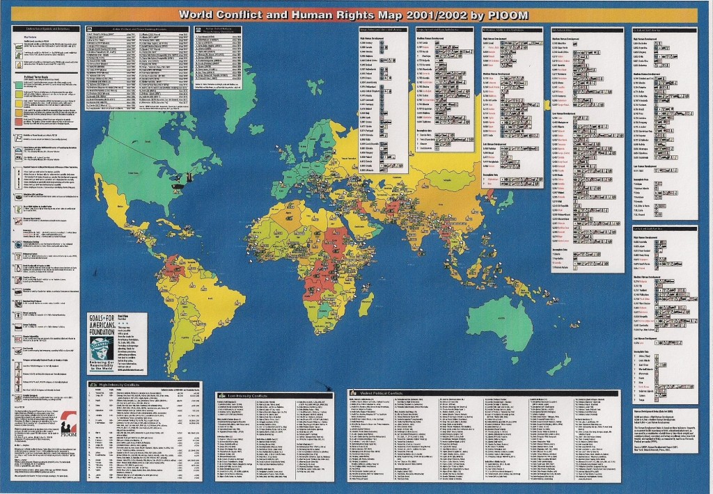 2001 Jongman (NL) World Conflict & Human Rights Map – Public ...