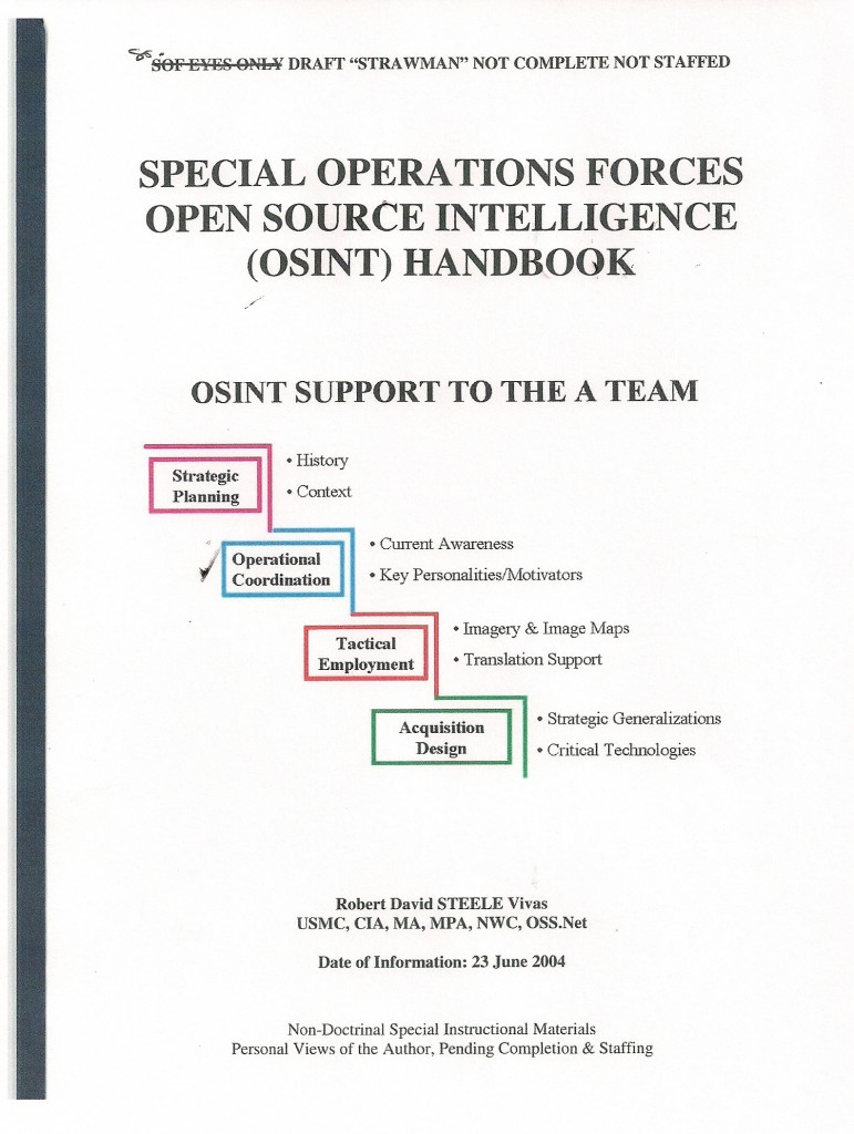 2004 Special Operations Forces OSINT Handbook (Strawman) – Public ...